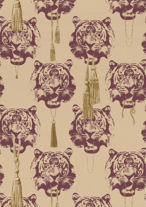 Coco Tiger Champagne - 1409 – Scandinavian Wallpaper