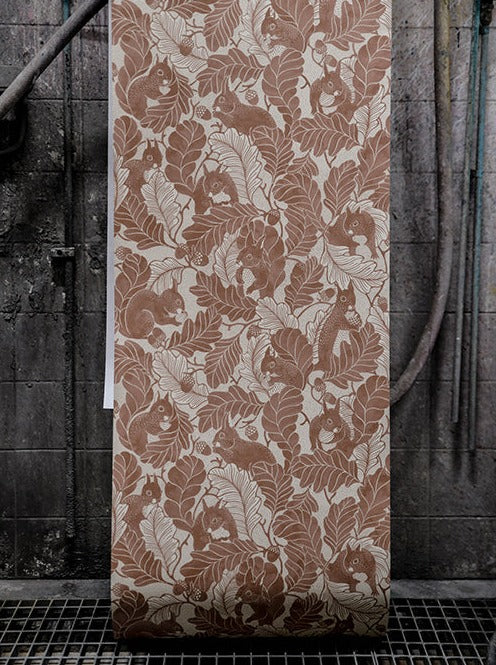 Oak Tree Tails Powder Tan - 19-52 – Scandinavian Wallpaper