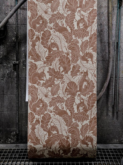 Oak Tree Tails Powder Tan - 19-52 – Scandinavian Wallpaper