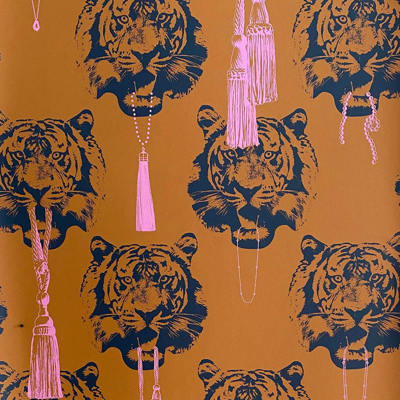 Coco Tiger Mustard - 1408 – Scandinavian Wallpaper