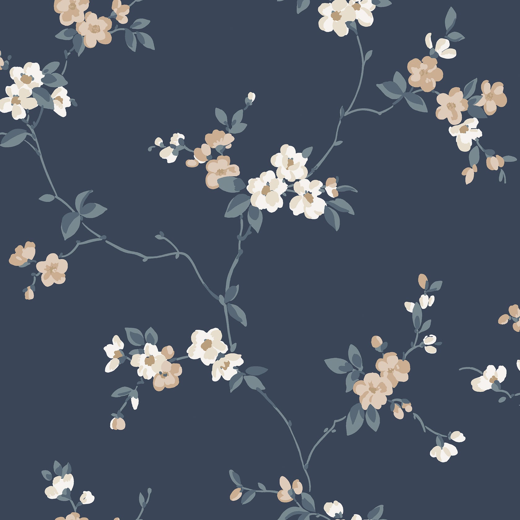 Engla Classic Blue - S10189 – Scandinavian Wallpaper